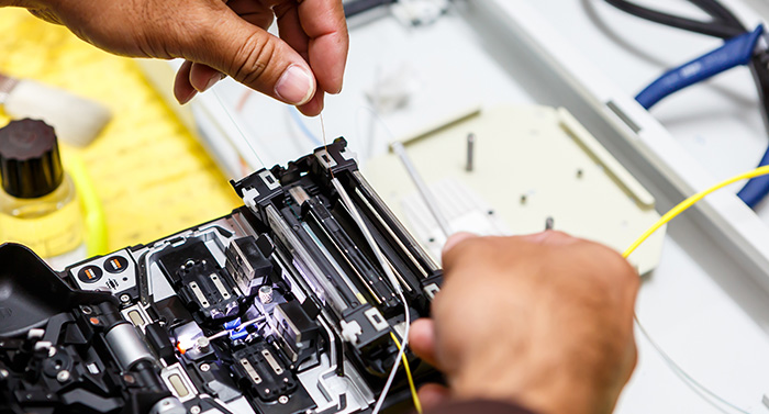 cablage de fibre optique multimode paca - M.C.V